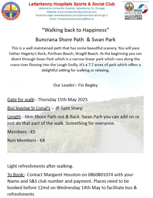 We have some lovely walks again this year for all our outdoor ...